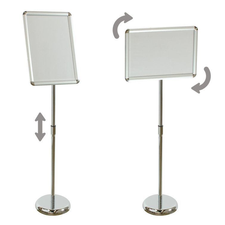 Specialty Store Services 11X17 Sign Floor Stand With Adjustable Display & Snap Frame - Wayfair ...